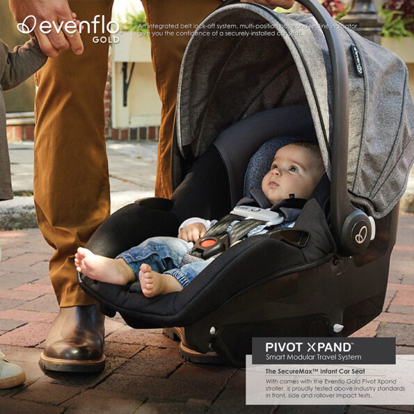 Poussette Modulaire Pivot Xpand - Gold Evenflo | Allo Bebe Maroc